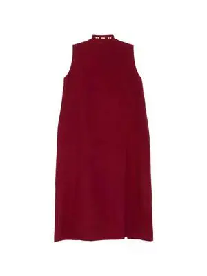 Biyan Gabardine Embellished Vest Coat