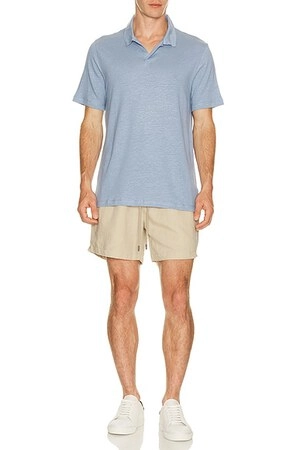 Onia Air Linen Pull On Short 6 - Dune