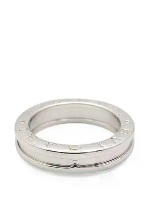 BVLGARI 18k White Gold B.zero1 Ring - Silver