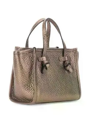 GIANNI CHIARINI Small Miss Marcella Leather Tote Bag - Brown