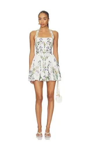 Hemant & Nandita Corseted Mini Dress - Ivory