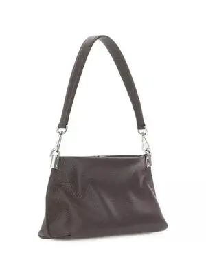 GIANNI CHIARINI Tumbled Leather Shoulder Bag - Brown