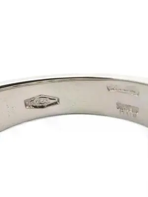 BVLGARI 18k White Gold Parentesi Diamond Ring