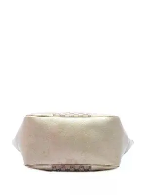 Gucci Gg Canvas And Leather Bree Tote Bag