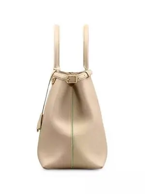MAISON DE SABRE Large Palais Leather Shoulder Bag - Neutrals