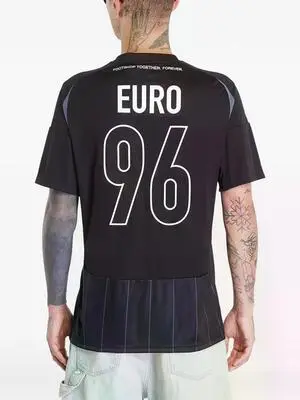 Adidas X Footshop Euro 96 Pinstripe T-shirt - Black