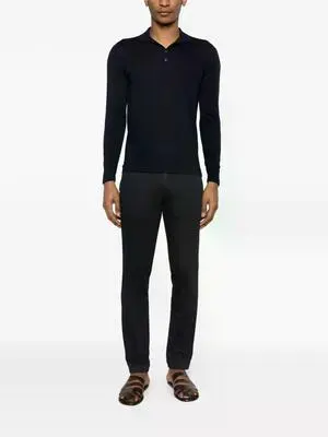 BRIGLIA 1949 Drawstring Trousers - Blue