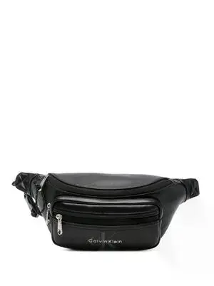 Calvin Klein Logo Print Zip-fastening Belt Bag - Black