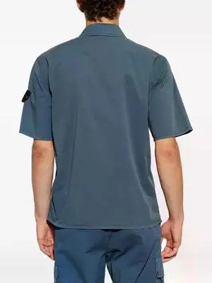 Stone Island Logo-patch Short-sleeved Shirt