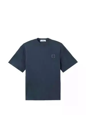 Stone Island Logo-patch T-shirt - Blue