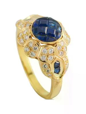 MOUAWAD 18k Yellow Sapphire And Diamond Ring - Gold