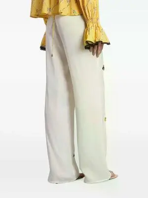 SIEDRES Embellished Wide-leg Trousers