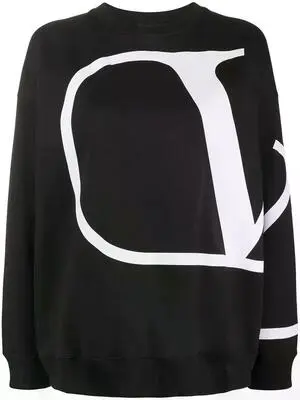 Valentino Garavani Logo Sweatshirt - Black