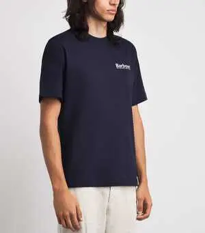 Barbour Cotton Logo T-shirt - Navy