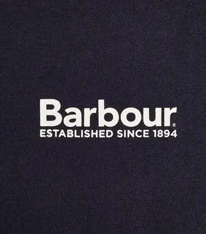 Barbour Cotton Logo T-shirt - Navy