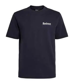 Barbour Cotton Logo T-shirt - Navy