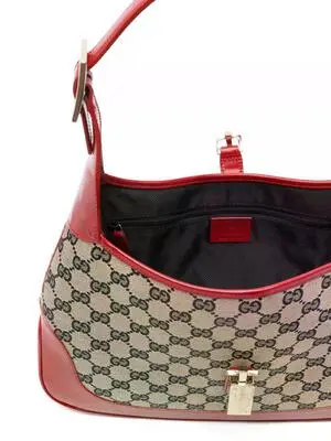 Gucci 2000s Jackie Gg-canvas Shoulder Bag