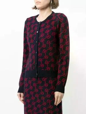 Rokh Intarsia-knit Logo Twin Set