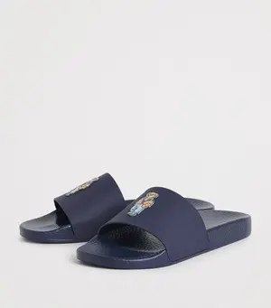 Polo Ralph Lauren Polo Bear Slides - Navy