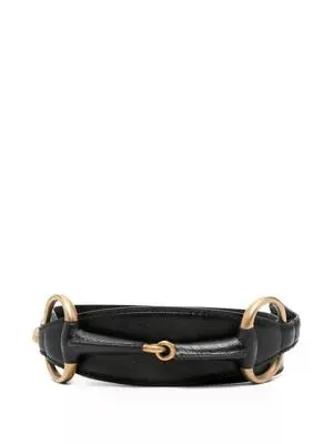 Gucci Horsebit Detail Belt - Black
