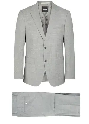 BOSS Houndstooth Stretch-wool Suit