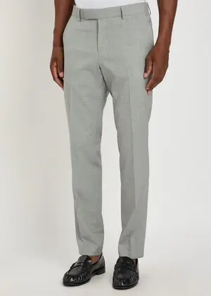 BOSS Houndstooth Stretch-wool Suit
