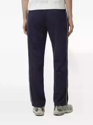 Sporty & Rich Logo Embroidered Side Stripe Track Pants