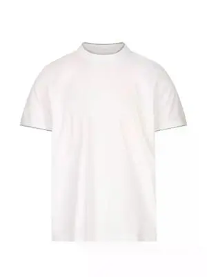 Peserico Contrast-trim Short-sleeved T-shirt - White