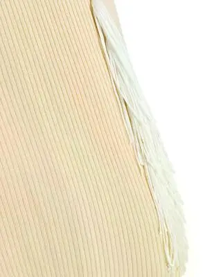 IRO PARIS Fleur Fringe Cutout Midi Dress - Neutrals