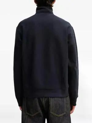 Carhartt Work In Progress American Script Half-zip Sweatshirt - Blue