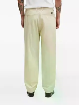 Fred Perry Logo Embroidered Straight-leg Trousers