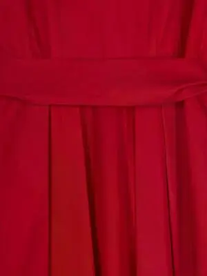 MOUTAKI Sleeveless Belted Midi Dress