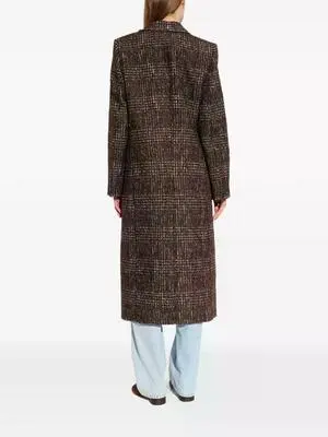 IRO PARIS Igliya Bouclé Checked Coat