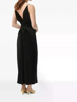Versace Viscose Jersey Draped Gown