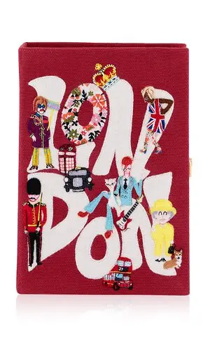 OLYMPIA LE-TAN London Book Clutch - Red