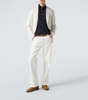 Kiton Cotton Polo Shirt - Blue