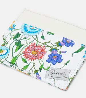 Gucci Flora Canvas Card Holder