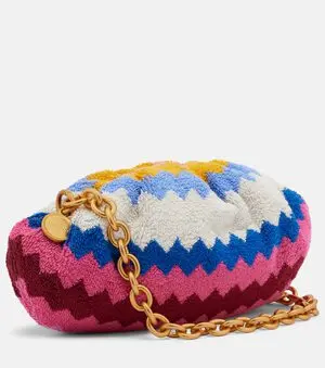 Missoni Zigzag Terry Clutch With Chain Strap