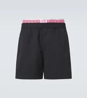 Versace Layered Waistband Shorts