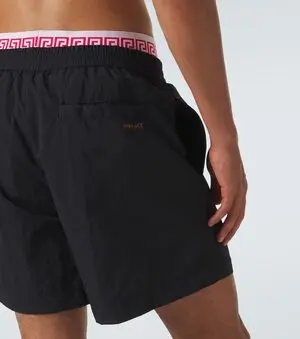 Versace Layered Waistband Shorts