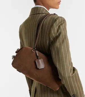 Max Mara Suede Shoulder Bag