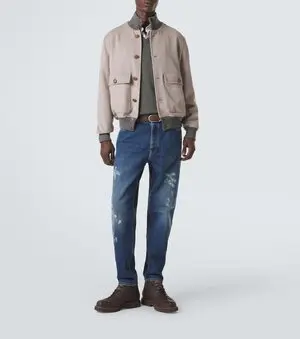 Brunello Cucinelli Mid-rise Straight Leg Jeans