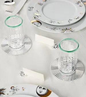 Christofle Malmaison Set Of 2 -plated Coasters