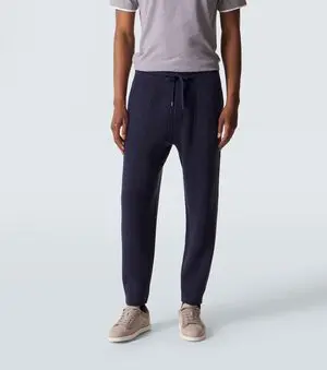Brunello Cucinelli Ribbed-knit Cashmere Sweatpants