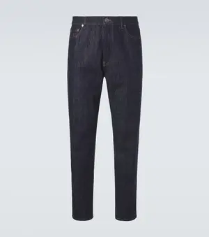 Brunello Cucinelli Mid-rise Slim Jeans - Blue