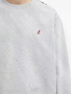 Gramicci Embroidered Logo Crew Neck Sweater - Grey