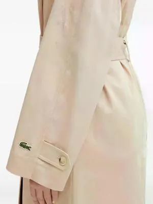 Lacoste Double-breasted Belted Trench Coat