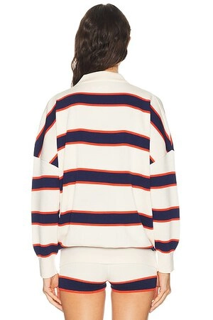 SEROYA Taby Sweater - Eggshell Stripe