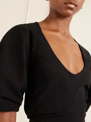 Proenza Schouler Clarissa Cotton-blend Jersey Midi Dress