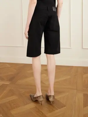 Khaite Kinga Straight-leg Denim Culottes